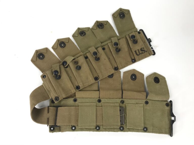 Original WW2 M1 Garand Cartridge belt – 661944.com