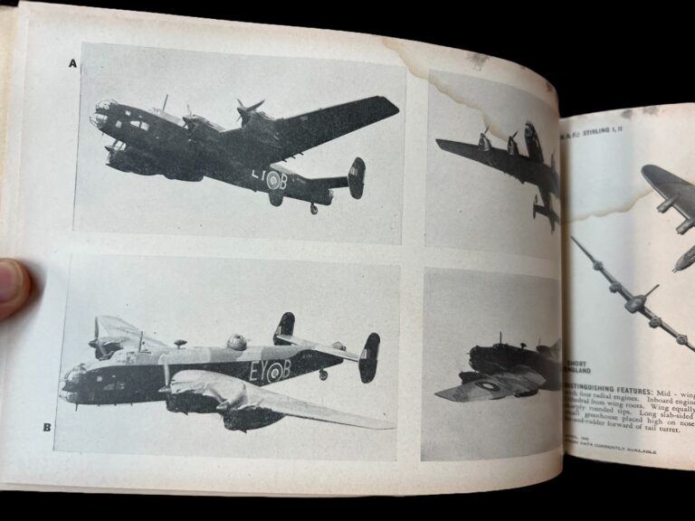 WW2 US Recognition Pictoral Manual 1943 – Aircraft – 661944.com