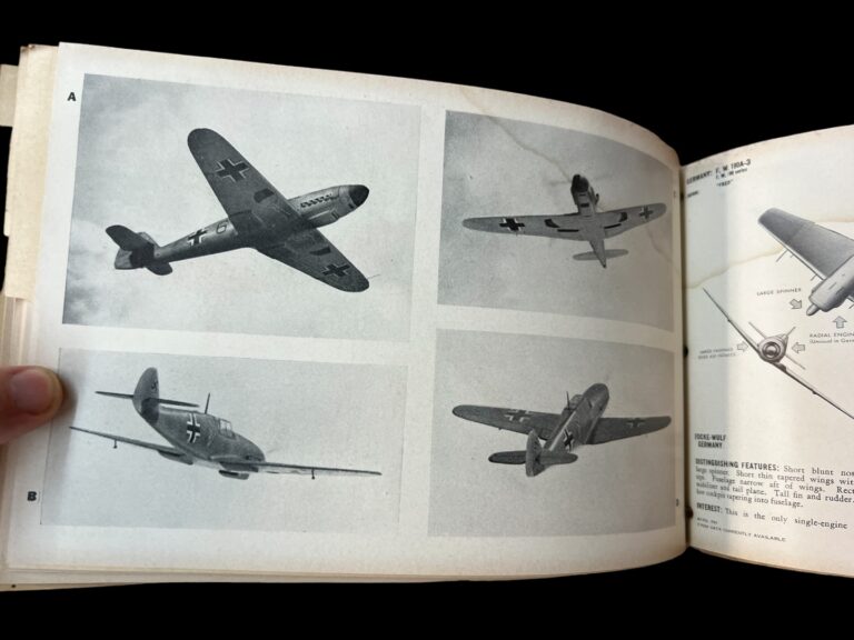 WW2 US Recognition Pictoral Manual 1943 – Aircraft – 661944.com