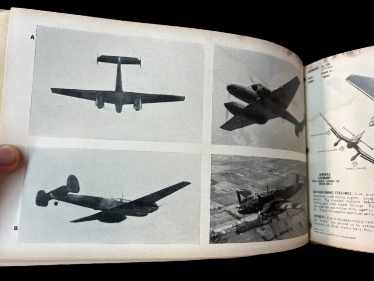WW2 US Recognition Pictoral Manual 1943 – Aircraft – 661944.com