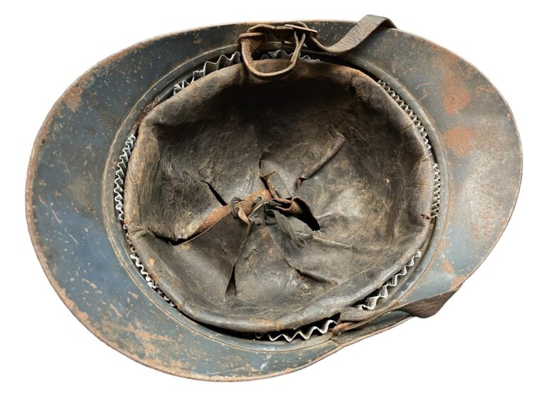 WW1 French Colonial Infantry Adrian Helmet Complete – 661944.com