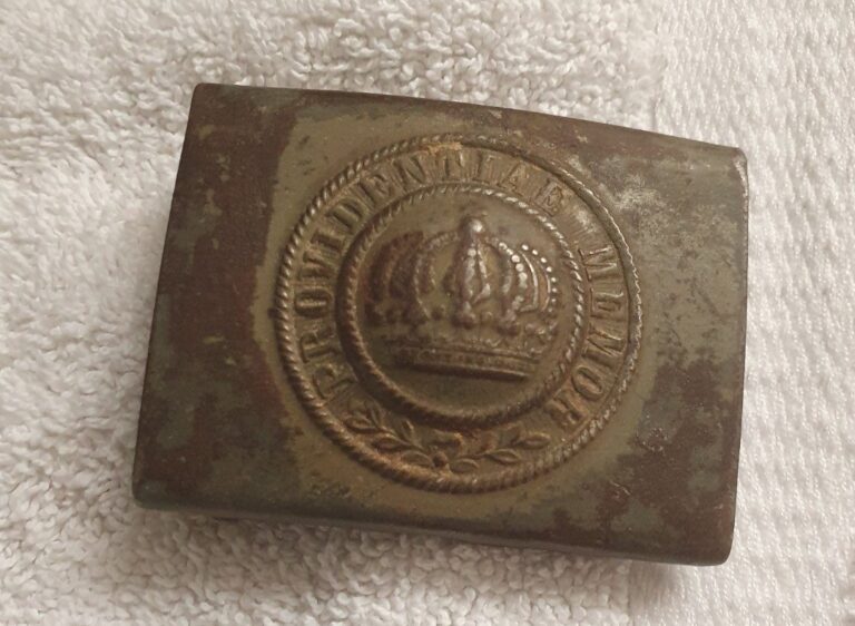 German WWI Saxon belt buckle M15 pattern – 661944.com