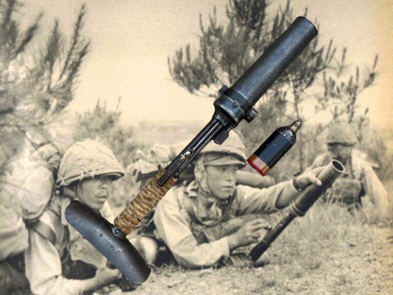 WW2 Japanese Type 89 Knee Mortar WWII w round inert – 661944.com