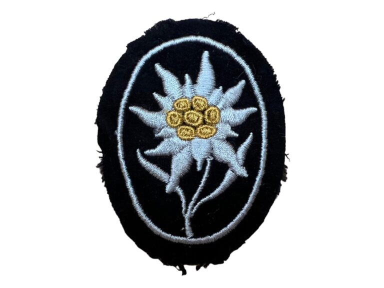 WW2 German Waffen SS Edelweiss Sleeve Insignia Gebirgsjager – 661944.com