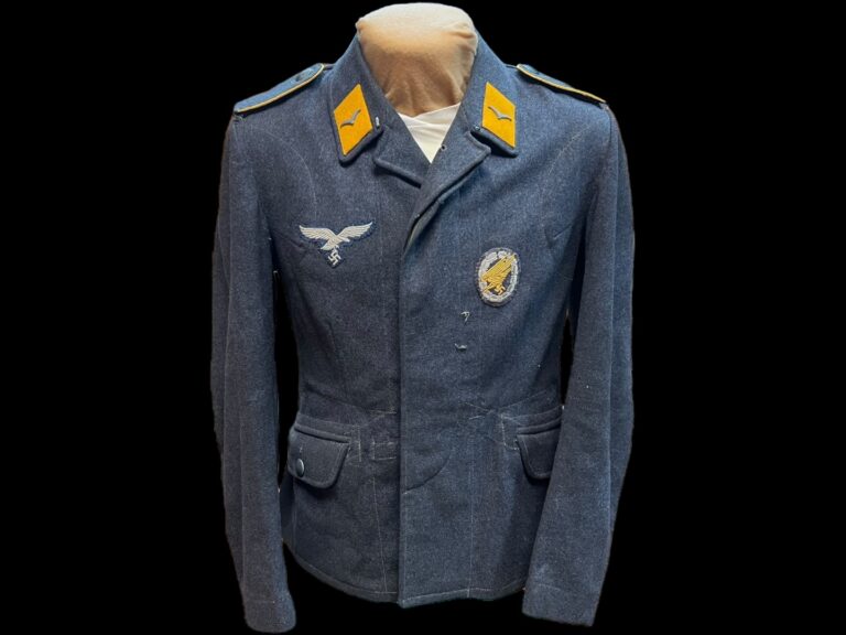 WW2 German Fallschirmjager Fliegerbluse w/ FJ Badge – 661944.com