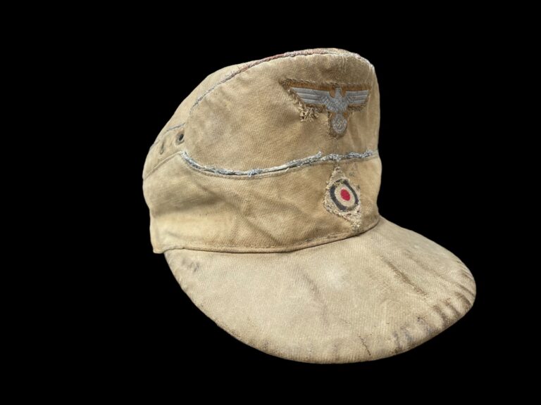 Original WW2 DAK Officers M41 Field Cap Afrika Korps – 661944.com
