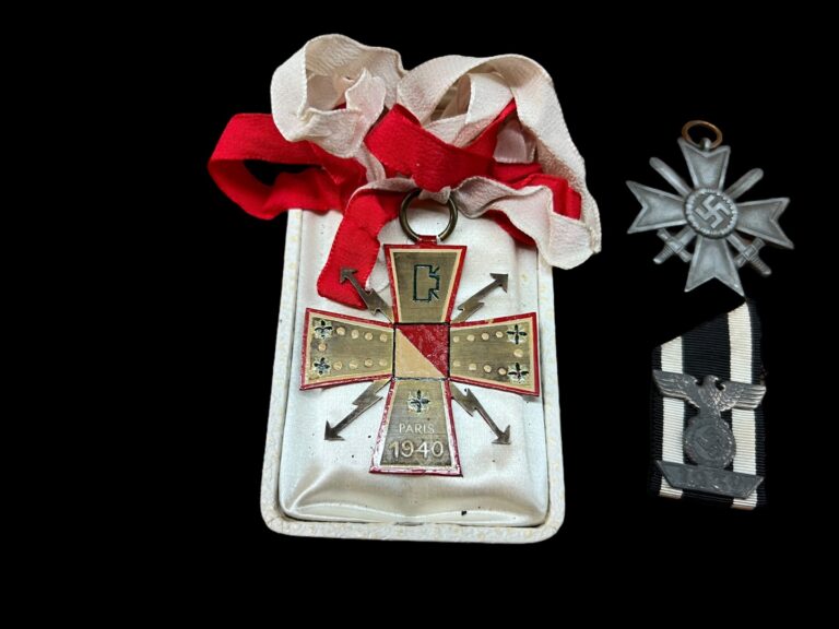 Named WW1 WW2 German Officer Grouping Iron Cross Insignia – 661944.com